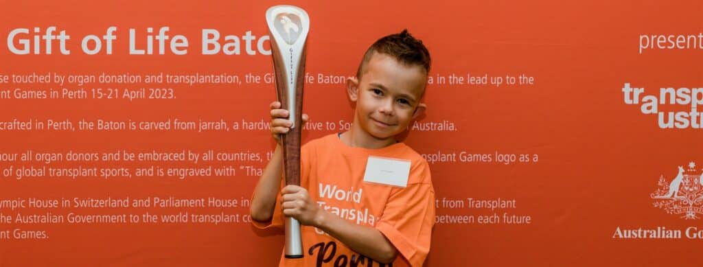 The Gift of Life Baton - World Transplant Games